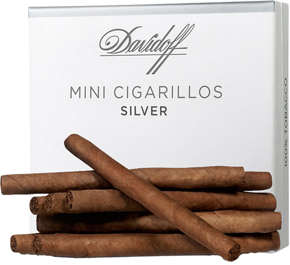 DAVIDOFF - MINI CIGARRILLOS SILVER – Cigar Group