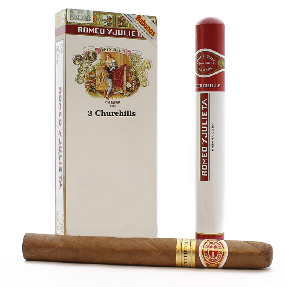 ROMEO Y JULIETA - CHURCHILLS TUBO – Cigar Group